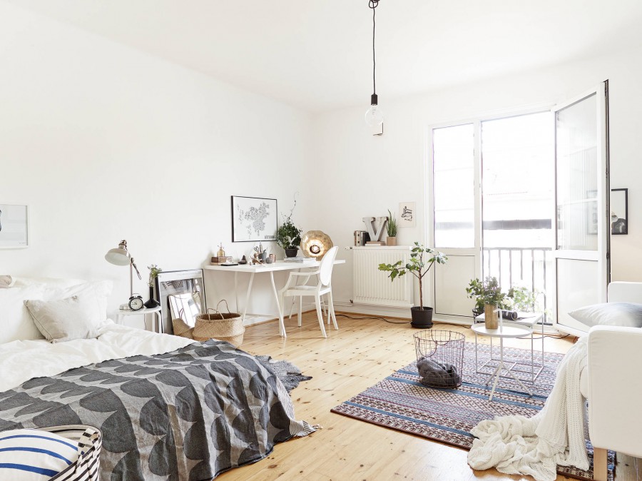 Un appartement de poche aux idées carrées