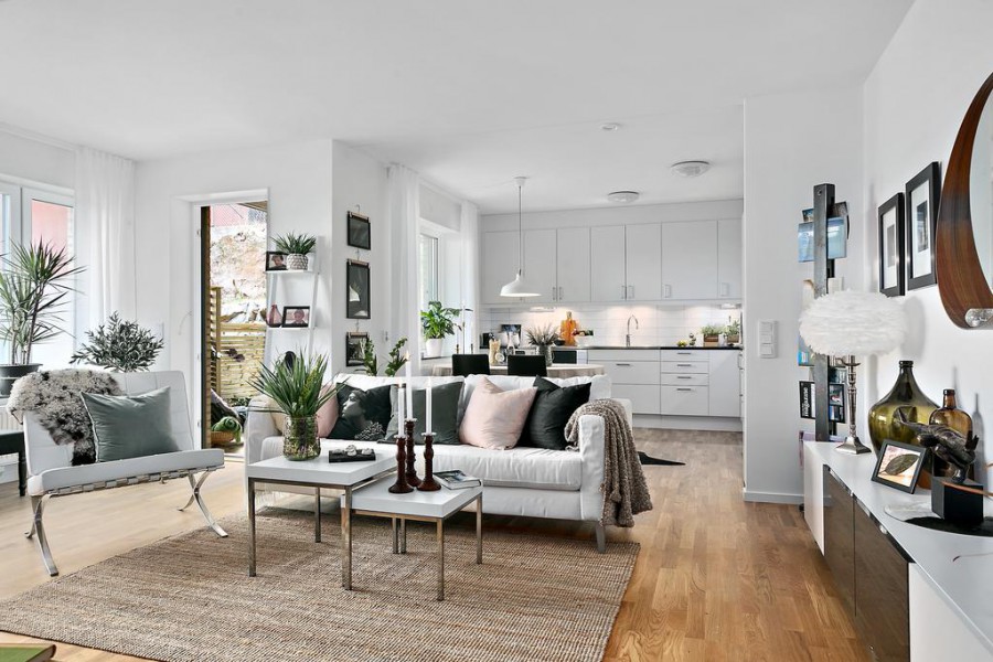 Une terrasse sur les rochers