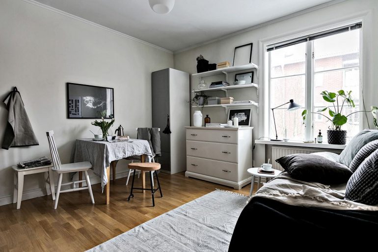 Une vraie cuisine dans un mini studio