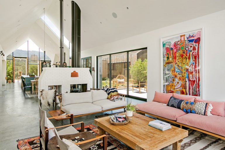 Une ferme moderne en Californie