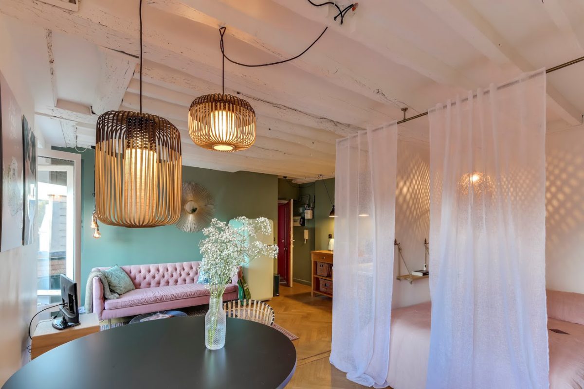 Un studio bohème dans le Marais à Paris