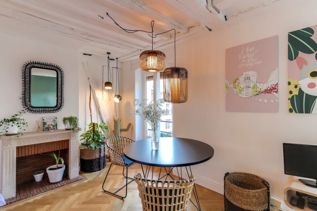 Un studio bohème dans le Marais à Paris