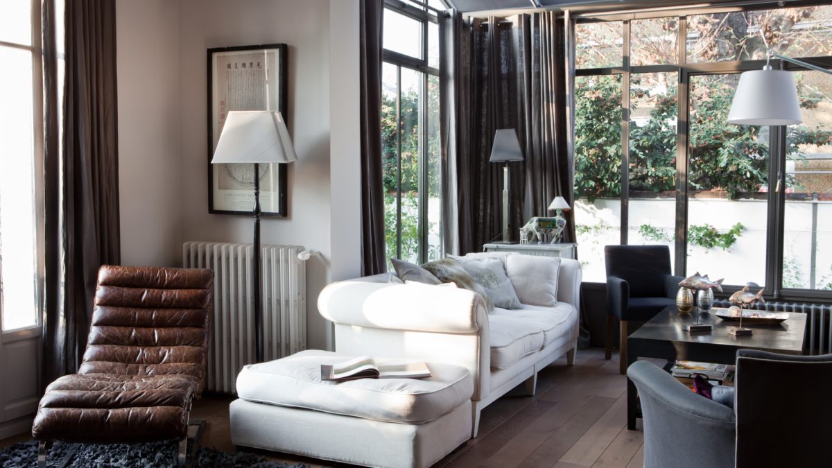 Design contemporain dans une maison classique