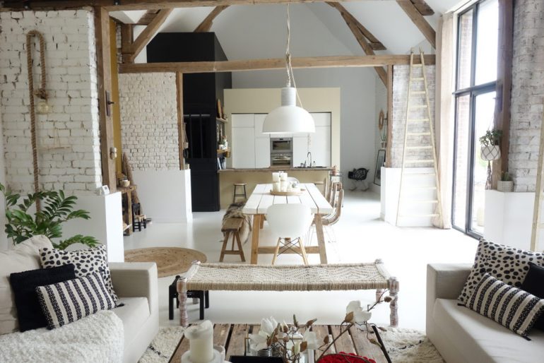 Un loft dans une ancienne grange