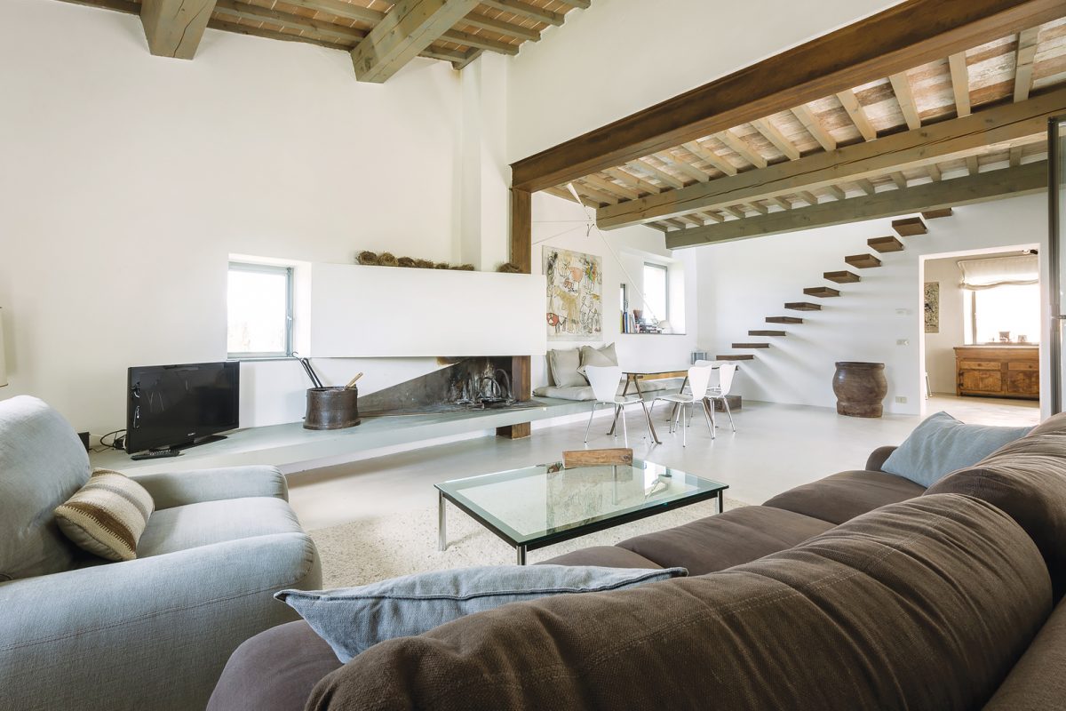 Une maison toscane au design contemporain