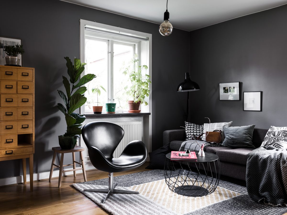 Design scandinave en gris