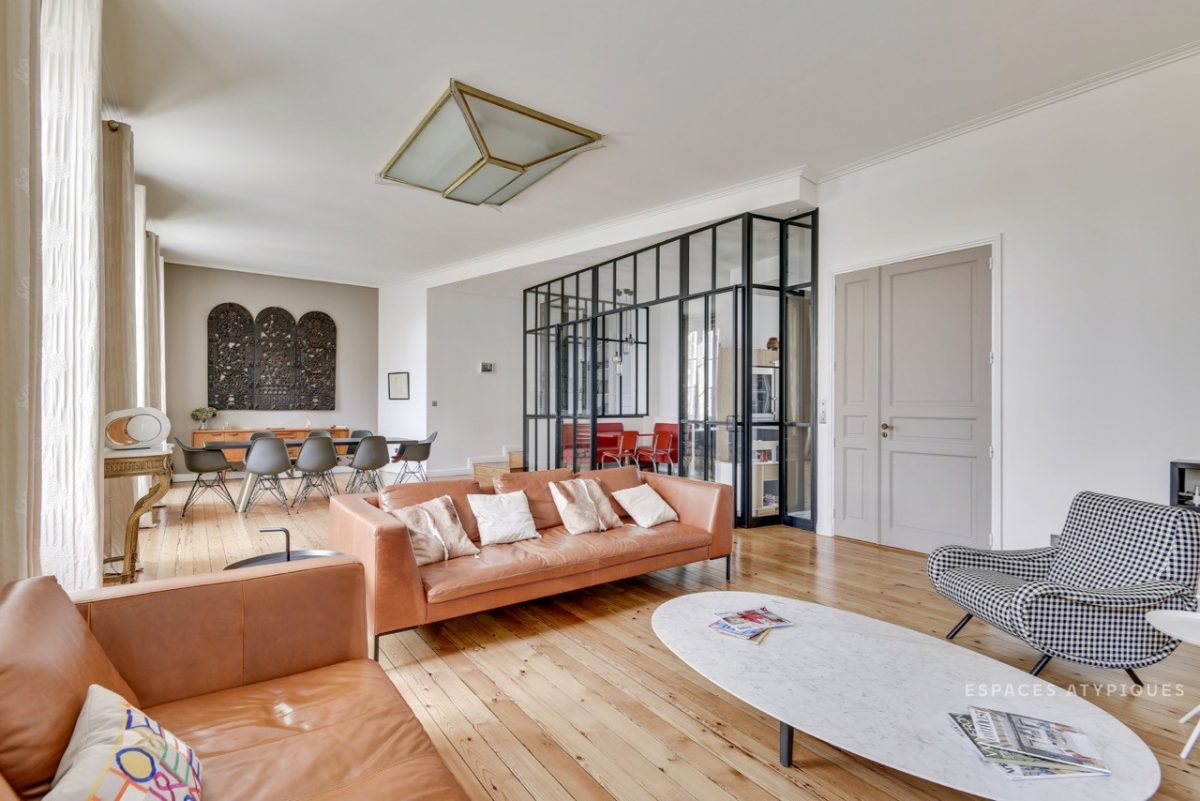 Un appartement bourgeois revisité par un architecte