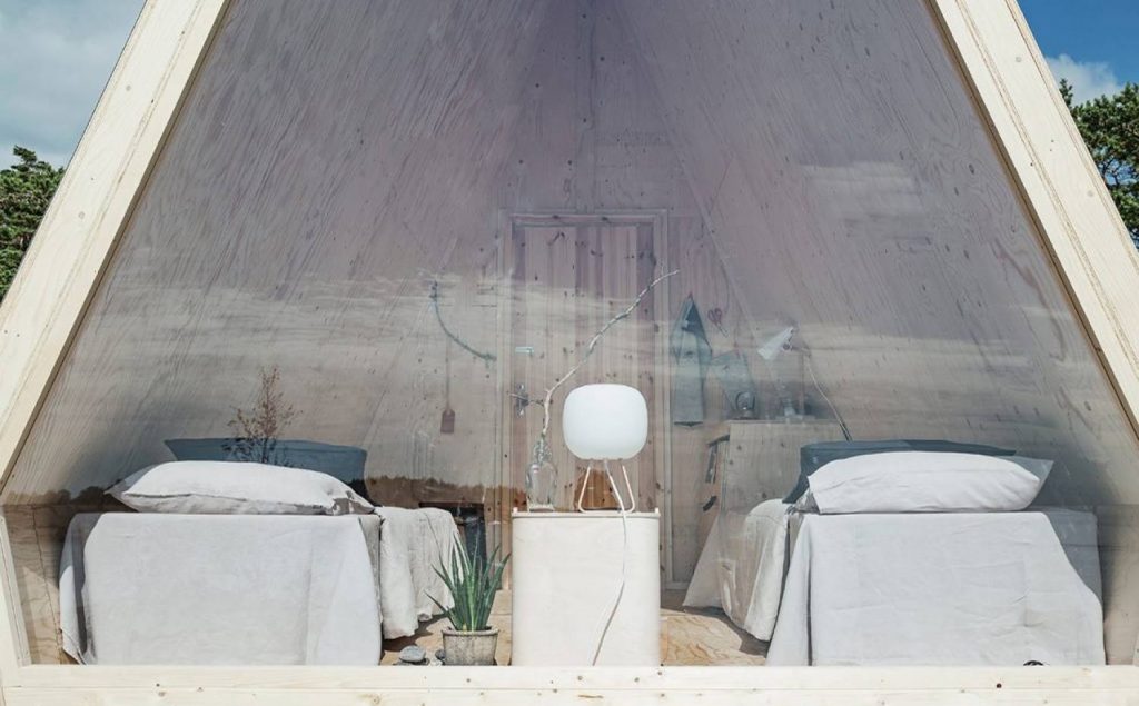 Une cabane design et écologique en pleine nature