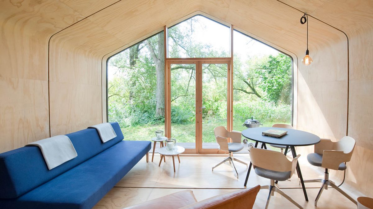 Une maison design, modulaire, écologique et en carton