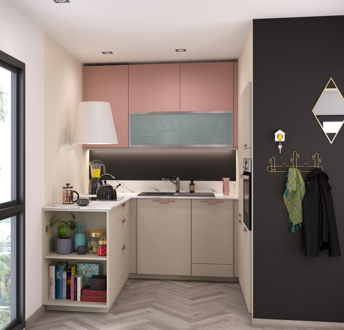 Comment aménager une petite cuisine? 4 exemples de 2m2 à 6m2 en photos ...