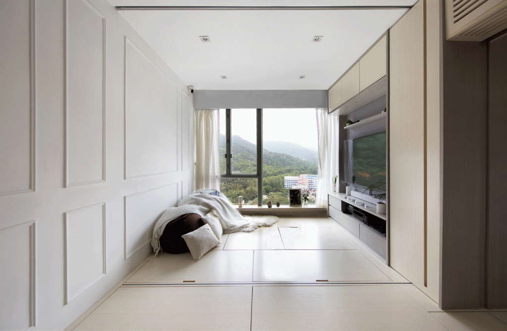 Cet appartement de 45m2 avec trois chambres est totalement design et ...