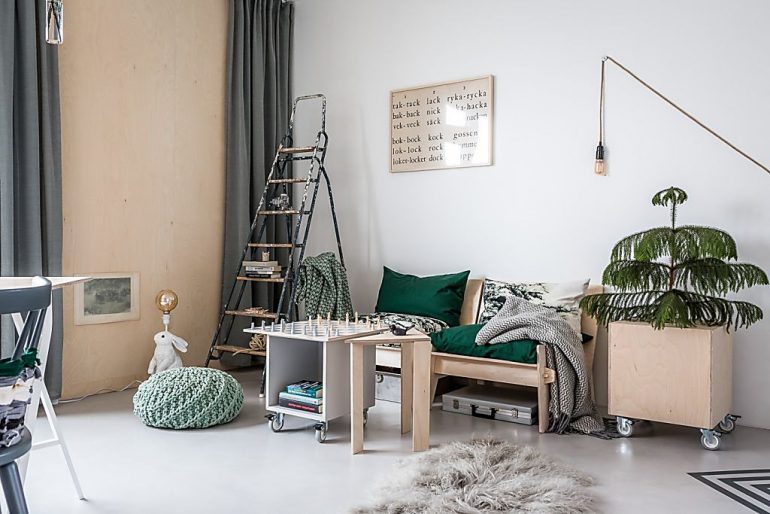 Ce studio de 35m2 a un design et un aménagement très réussis