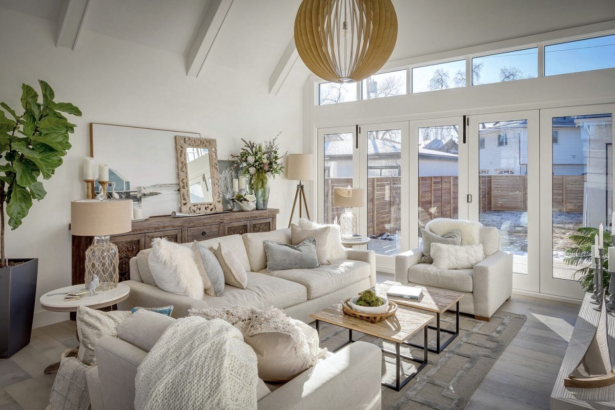 Une maison à la décoration naturelle et chaleureuse au Canada