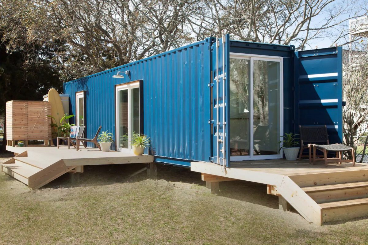 Cette maison container design est parfaite pour vos vacances