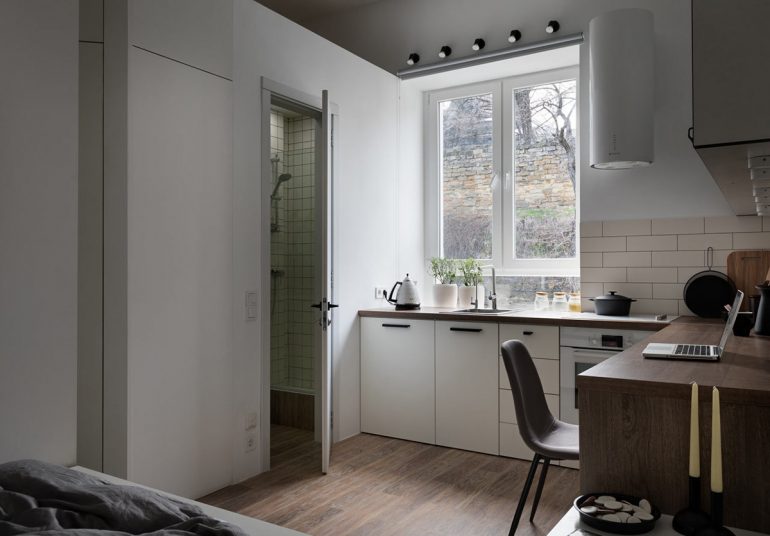 Ce parfait studio de 17m2 est un rêve de premier appartement