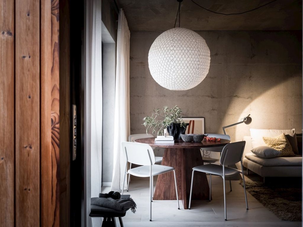 Un appartement de 46m2 à la décoration béton
