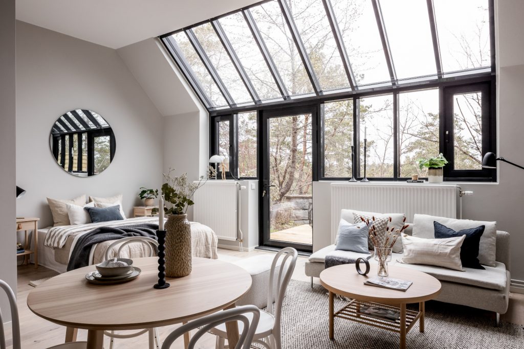 Un grand studio design de 43m2 au style atelier d'artiste