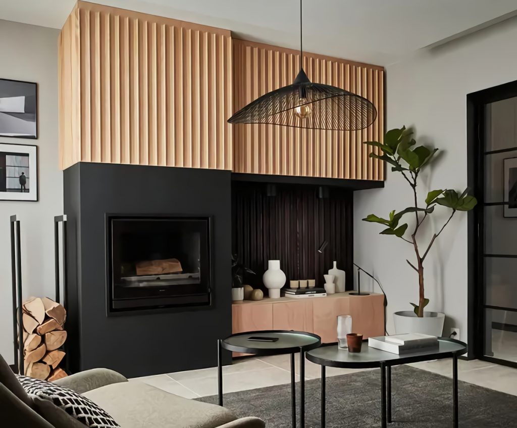 Comment intégrer une cheminée design dans un meuble sur mesure