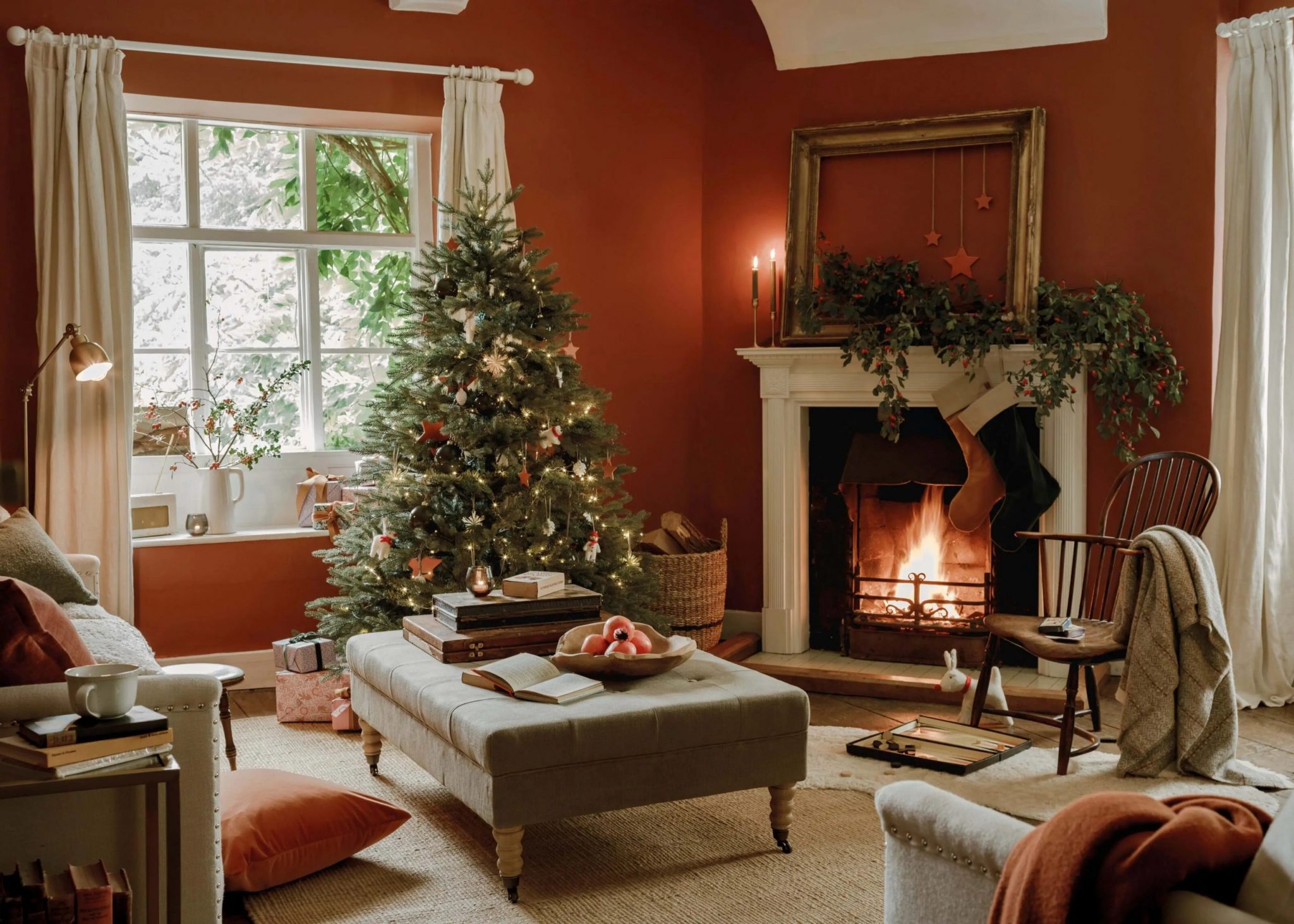 La décoration anglaise pour un Noël traditionnel