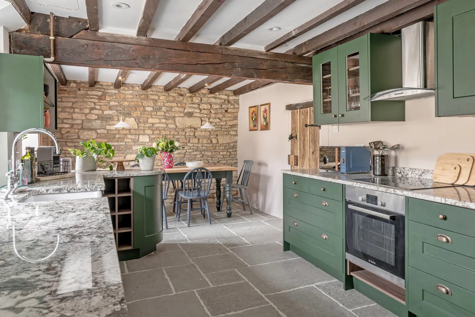 Un cottage rénové en style campagnard dans les Cotswolds