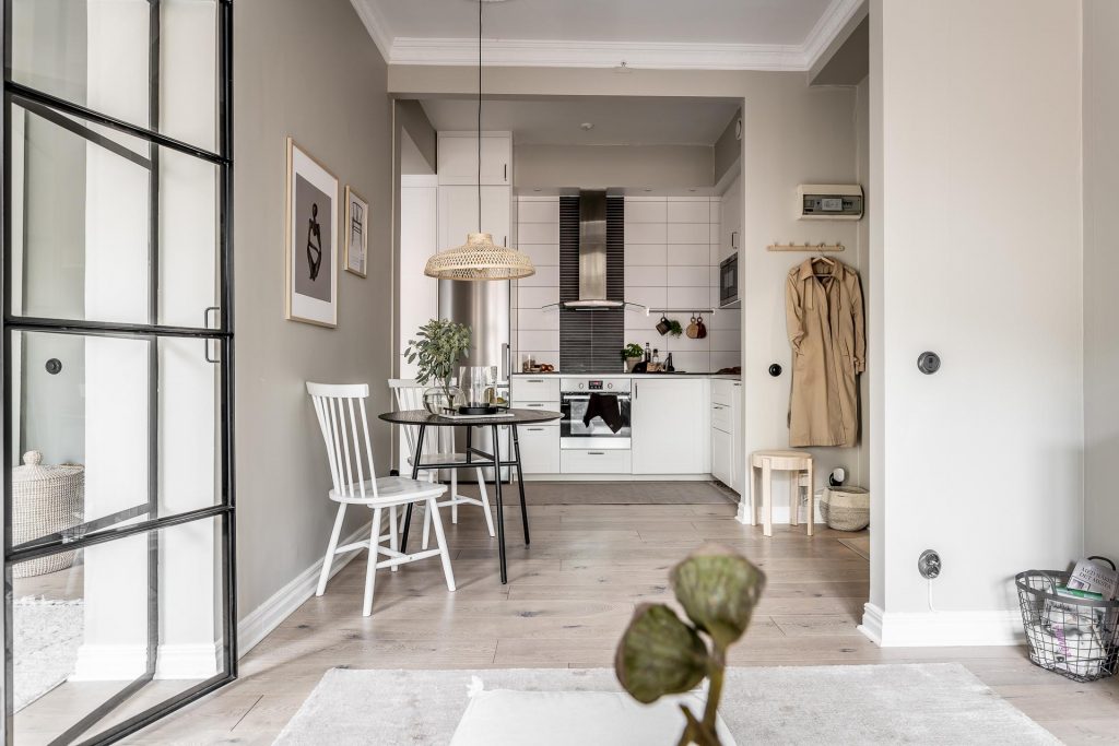 Un lumineux appartement de 44m2 à l'élégance douce