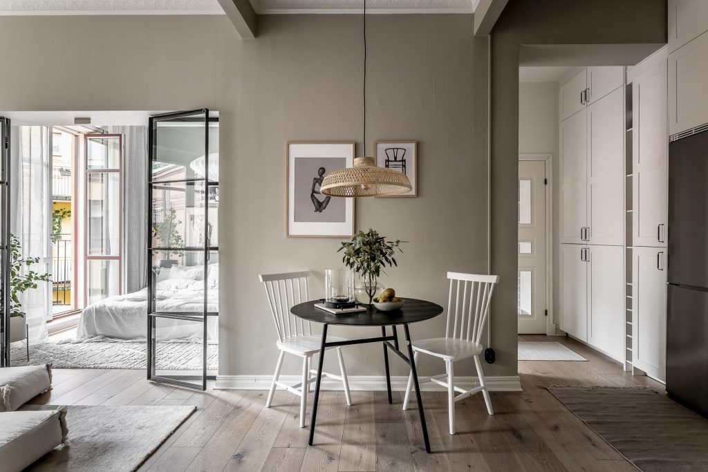 Un lumineux appartement de 44m2 à l'élégance douce