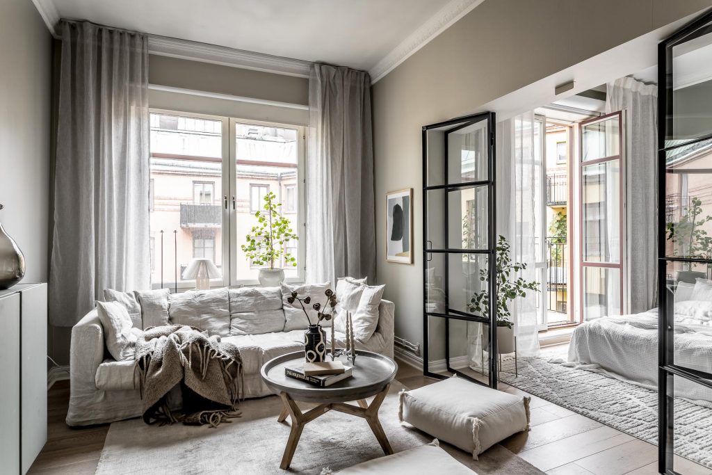 Un lumineux appartement de 44m2 à l'élégance douce
