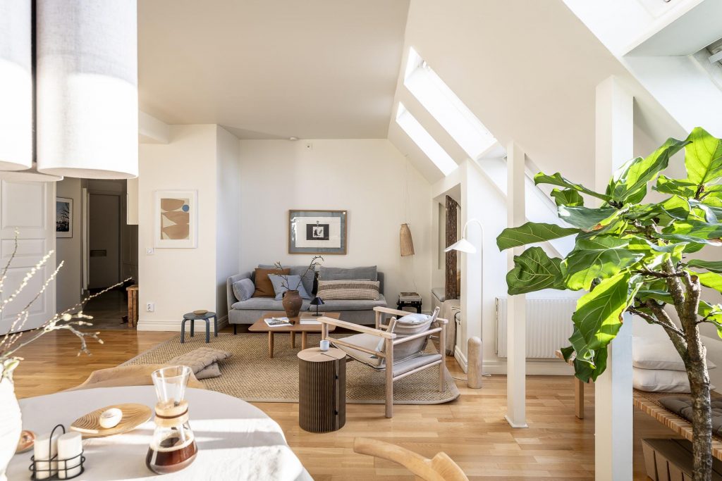 Un lumineux appartement de 75m2 à optimiser sous les toits