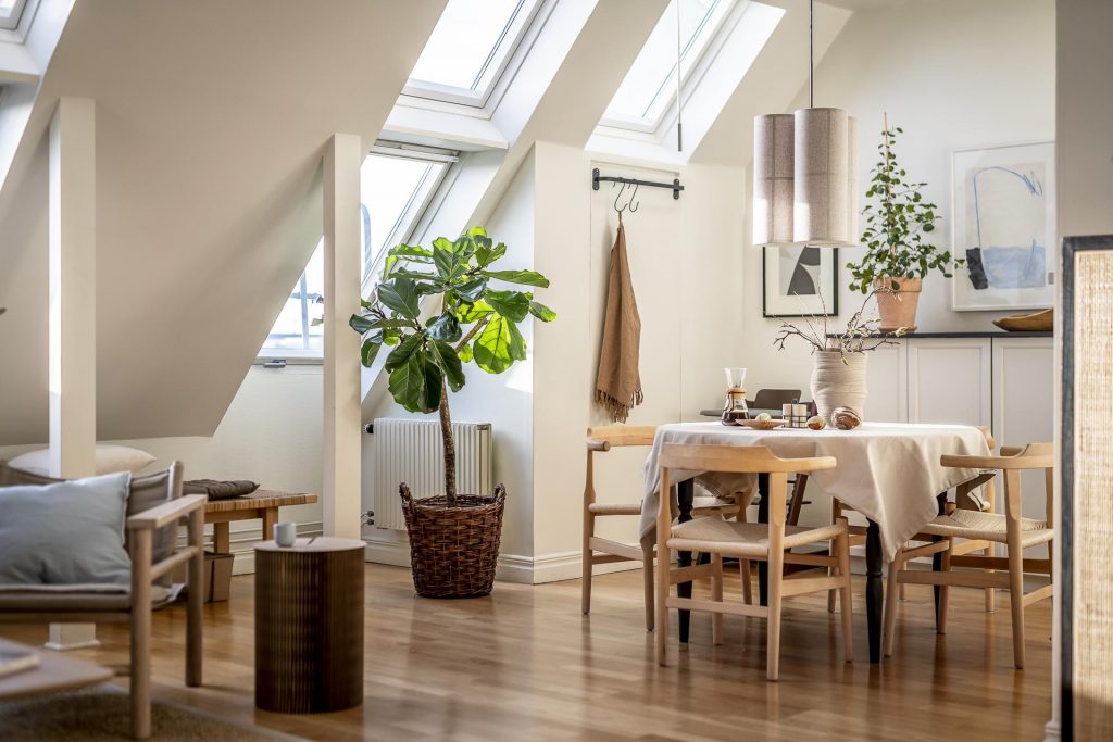 Un lumineux appartement de 75m2 à optimiser sous les toits