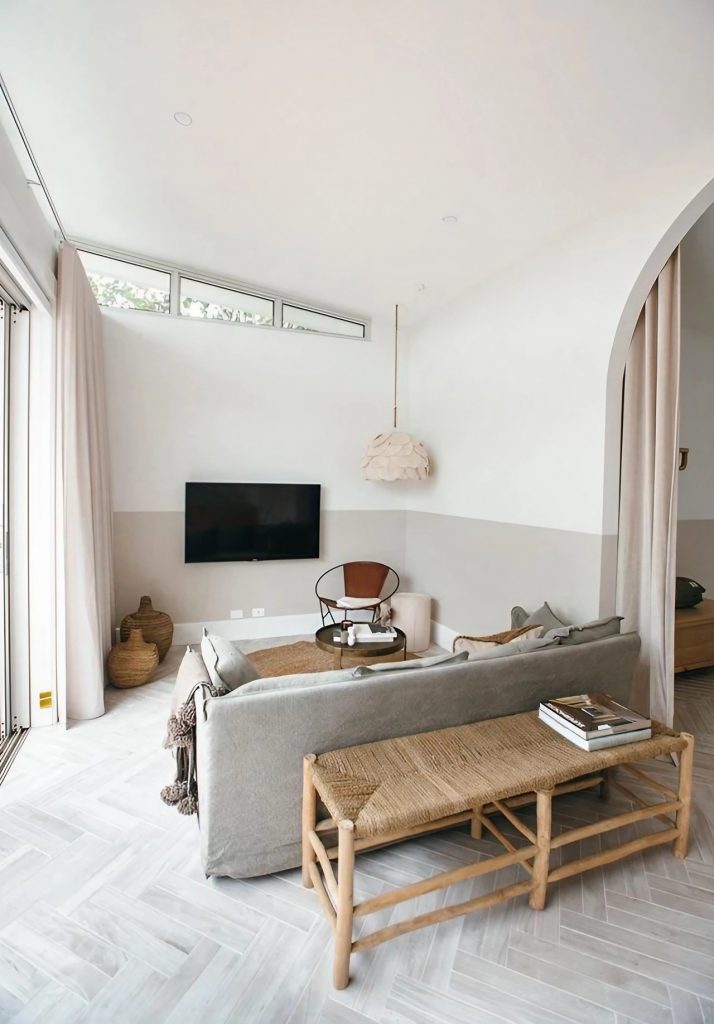 Une petite maison d'invités de 40m2 à la décoration naturelle