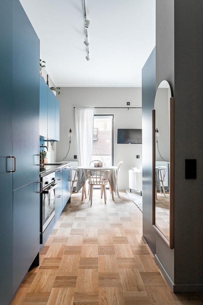 Un studio de 27m2 parfaitement conçu et décoré en Suède