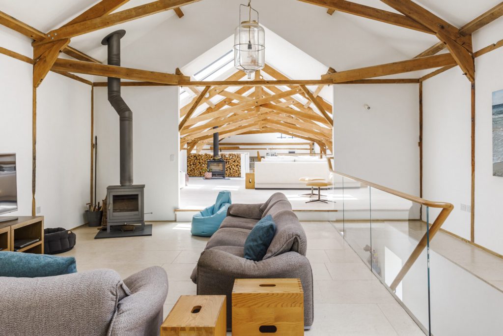Une grange rénovée en mode contemporain dans le sud du Devon