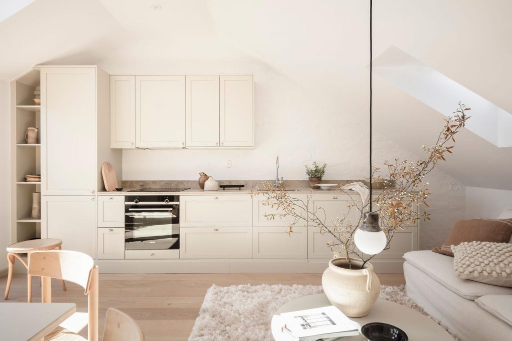 Un appartement mansardé de 42m2 bien conçu et décoré