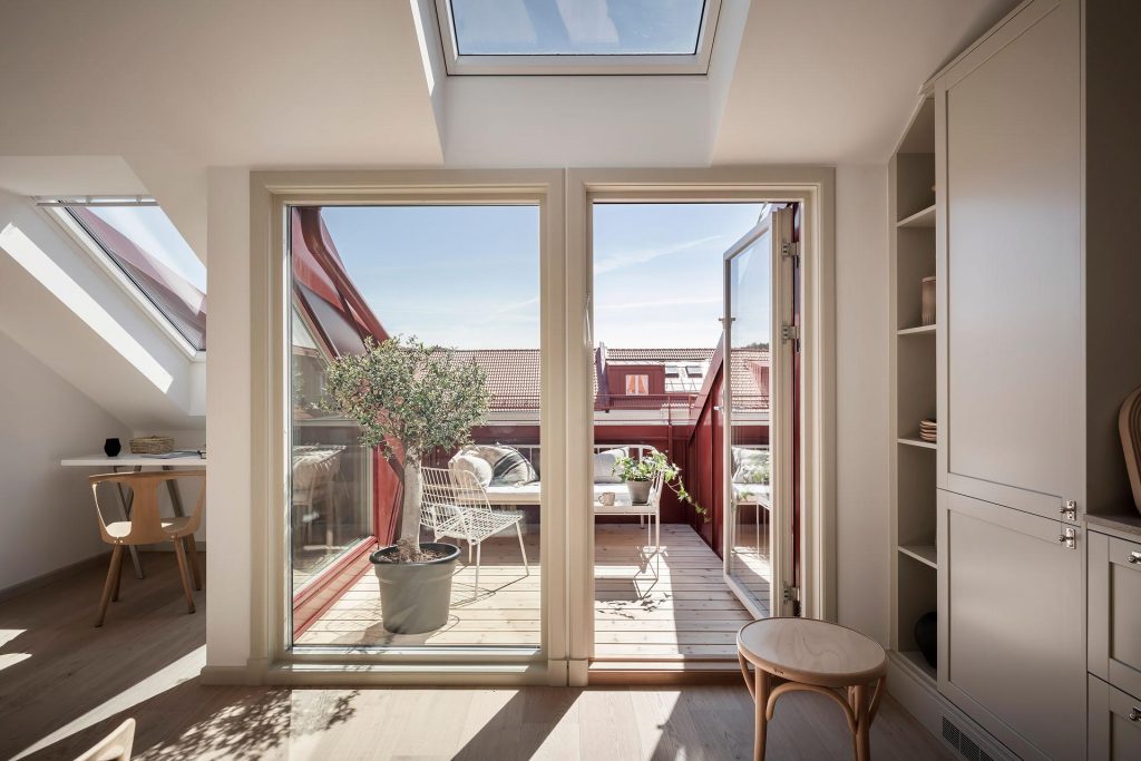 Un appartement mansardé de 42m2 bien conçu et décoré