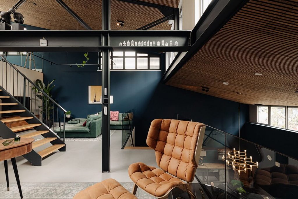 Un loft de 156m2 aux détails raffinés à Amsterdam