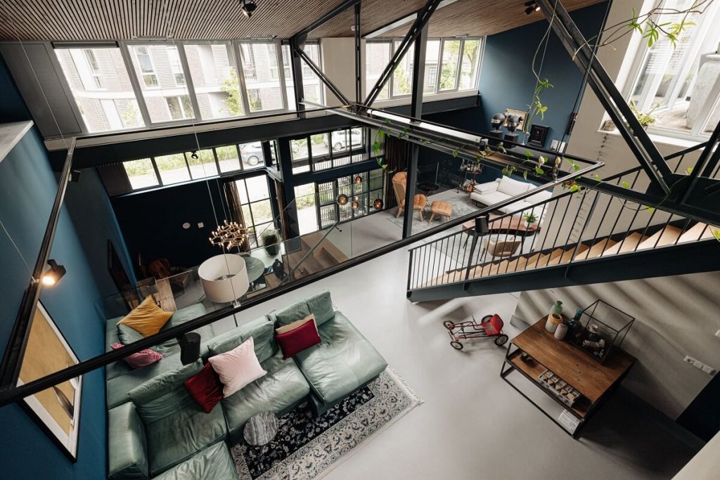 Un loft de 156m2 aux détails raffinés à Amsterdam