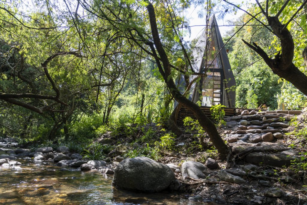 Une maison A-Frame atypique de 25m2 au Mexique