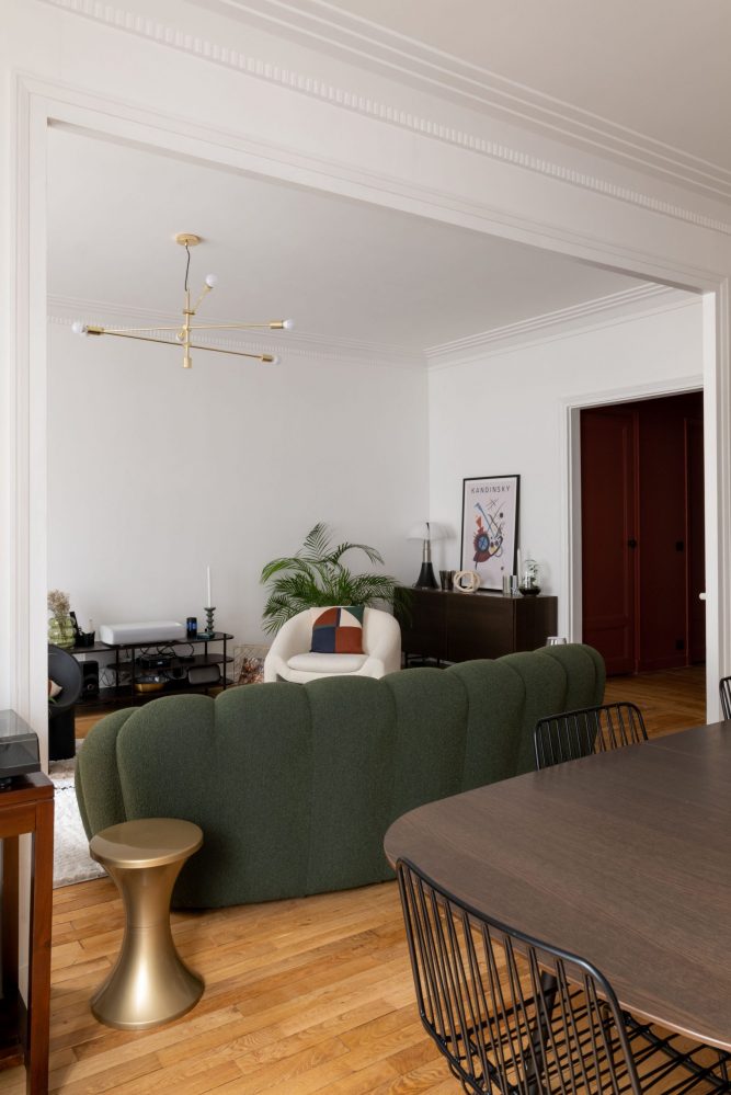 Un appartement de 125m2 à Paris rénové par le Studio Castille