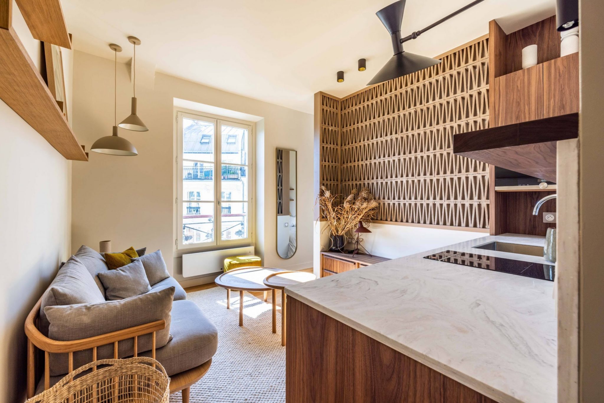 Un appartement de 23m2 à Paris au design raffiné et novateur