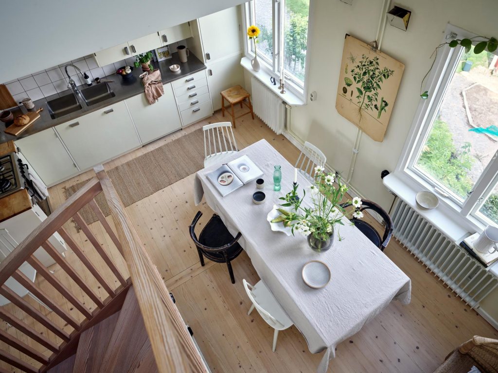 Un appartement mansardé de 74m2 en duplex très lumineux