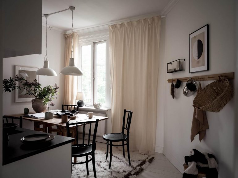 Un deux-pièces rénové de 55m2 aux douces couleurs scandinaves