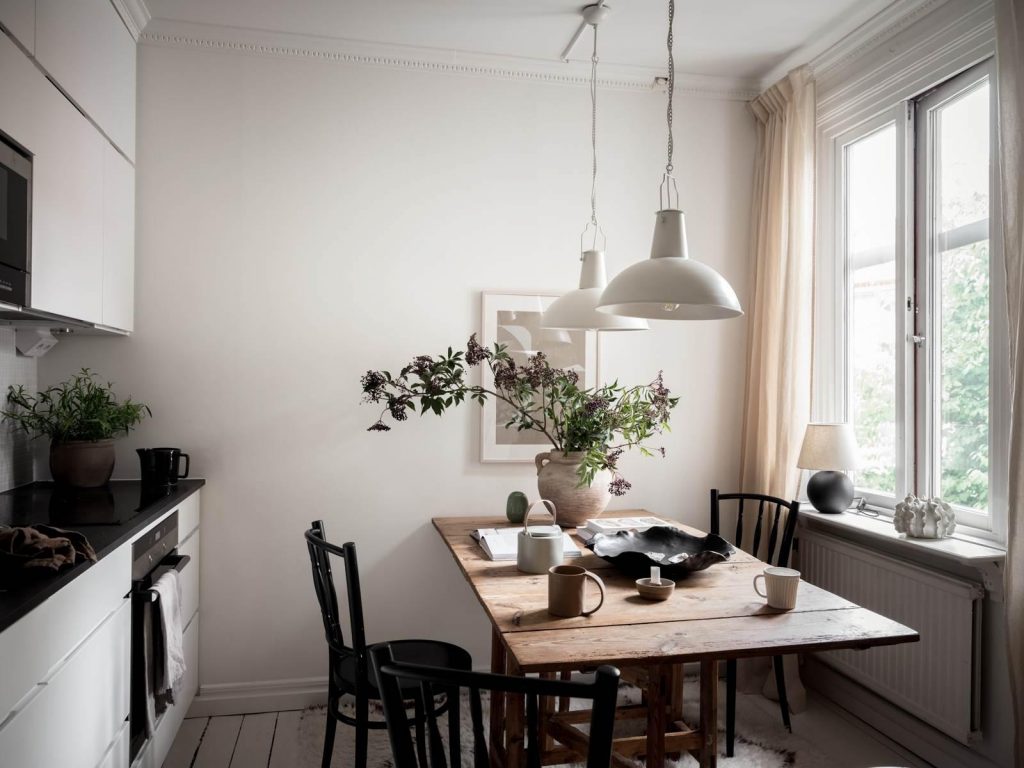 Un deux-pièces rénové de 55m2 aux douces couleurs scandinaves