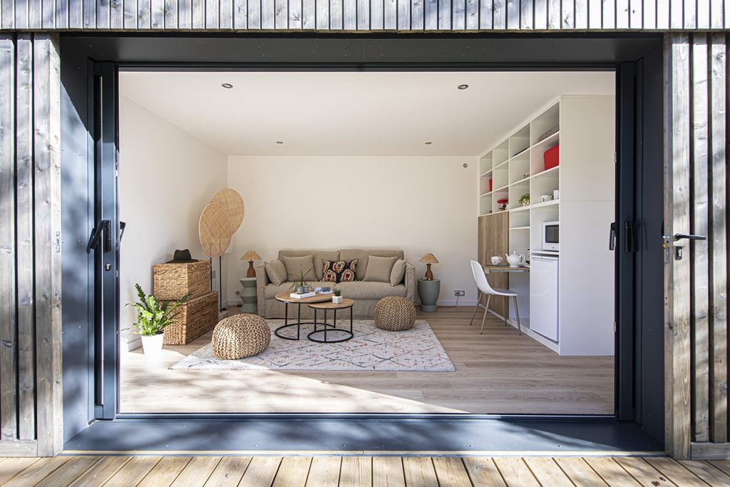 Un studio dans le jardin de 40m2 en système modulaire