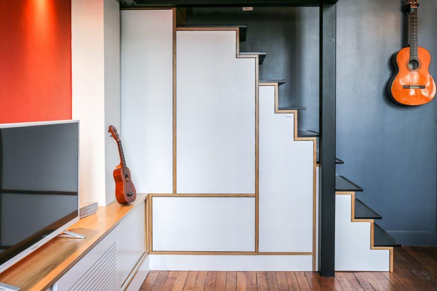 Un studio de 24m2 dans une ancienne loge près de Paris