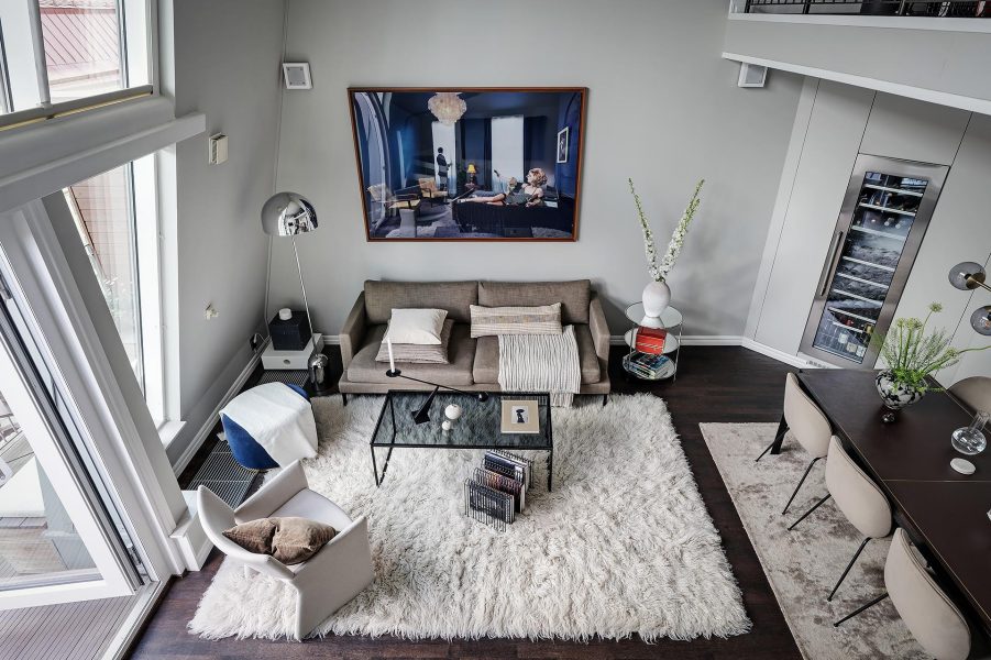 Un duplex contemporain spectaculaire de 110m2 avec mezzanine