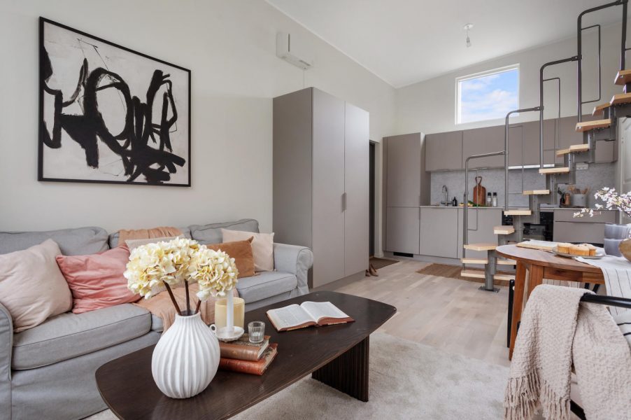 Une petite maison de 29m2 comme un studio en duplex