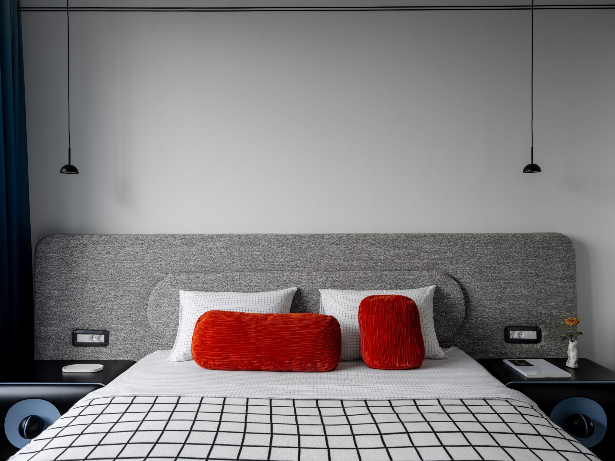 Un appartement design de 92m2 aux couleurs contrastées