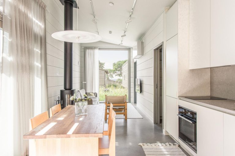 Une petite maison en bois de 46m2 près de la Baltique