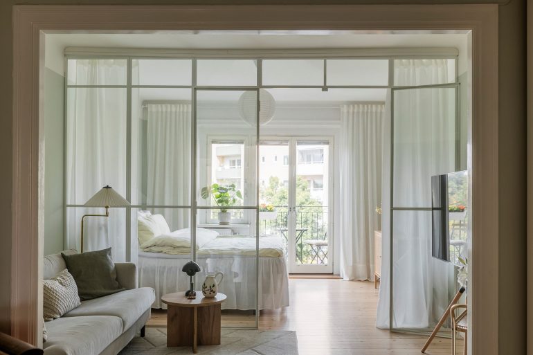 Un charmant studio moderne de 35m2 transformé en un deux-pièces