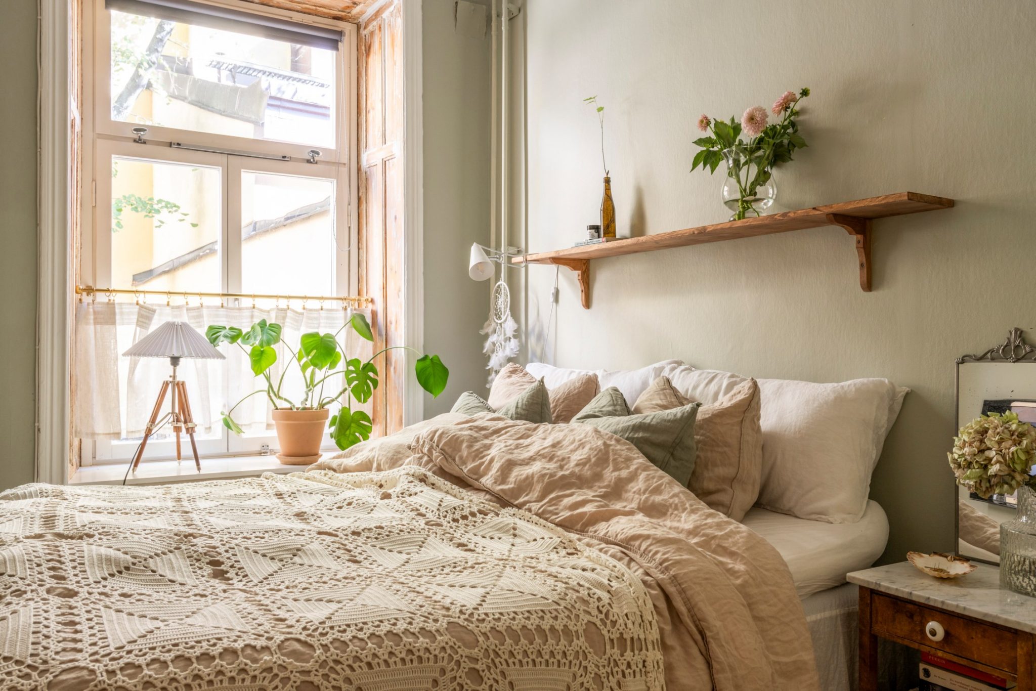 Un deux-pièces vintage de 44m2 en couleurs douces
